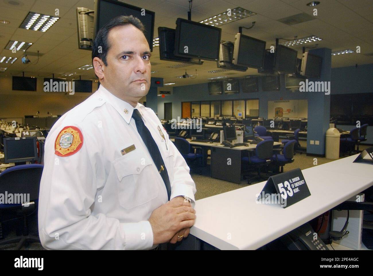 ** ADVANCE FOR SUNDAY, JUNE 12 **Chief Carlos J. Castillo, director of ...