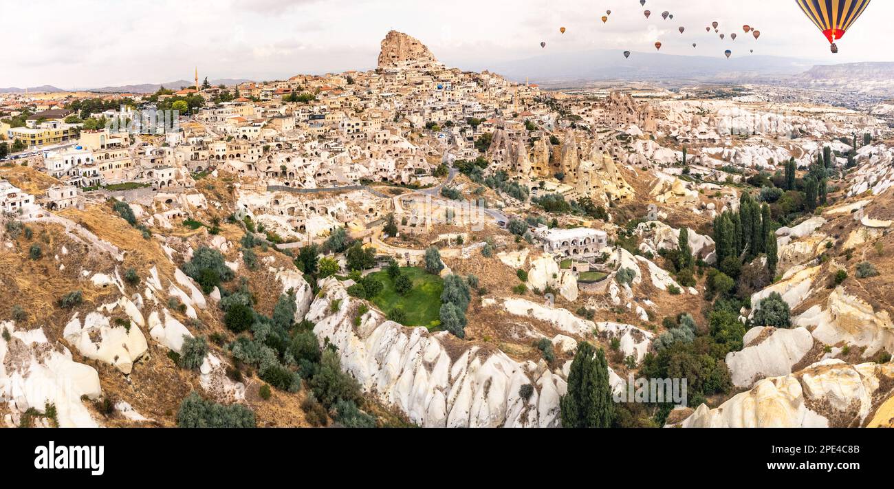 From above, this image of Cappadocia's Pigeon Valley and the looming ...