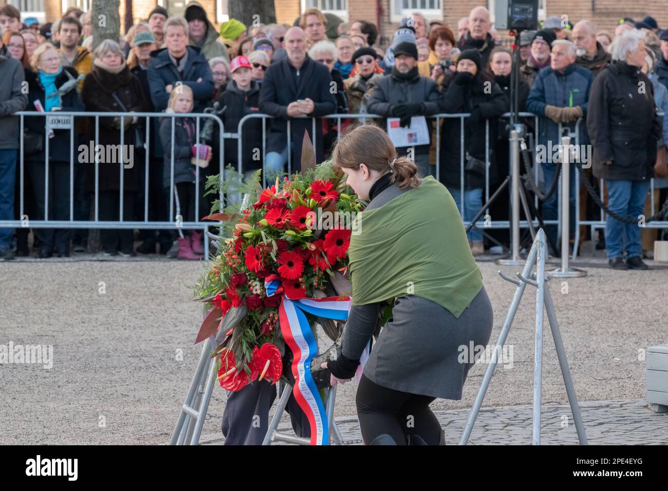 Kids Placing Flowers At The World Two Memorial Day February Strike At ...