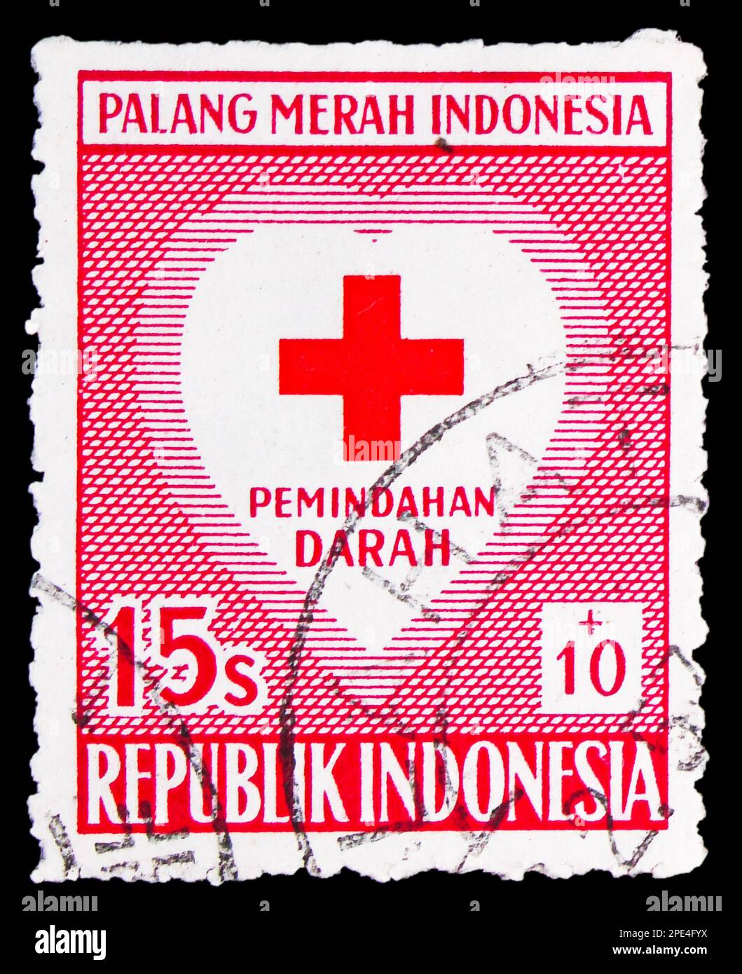 MOSCOW, RUSSIA - FEBRUARY 17, 2023: Postage stamp printed in Indonesia ...