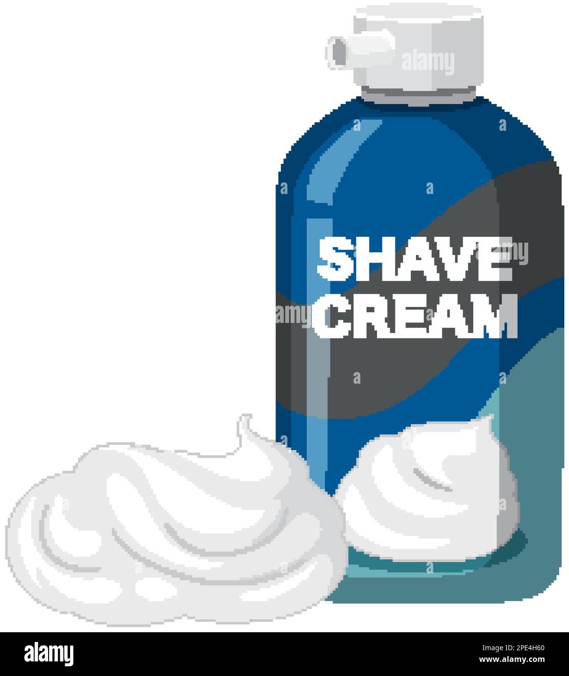 Isolated shaving cream bottle illustration Stock Vector Image & Art - Alamy