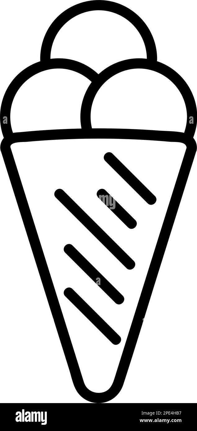 ice cream food icon Stock Vector Image & Art - Alamy