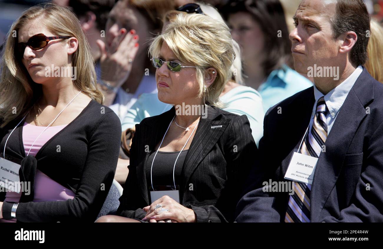Family members of Michelle Witmer, from left, Witmer's sister, Rachel ...