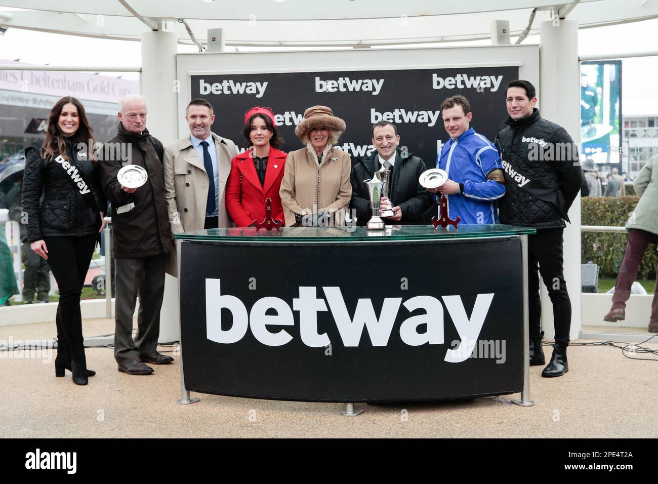 The Queen Consort with race winners Tony Bloom, Willie Mullins and ...