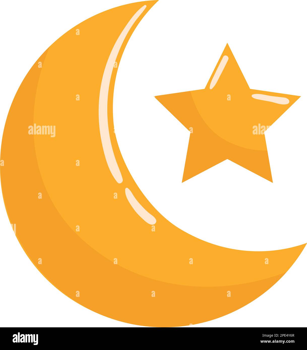 crescent moon and star Stock Vector Image & Art - Alamy