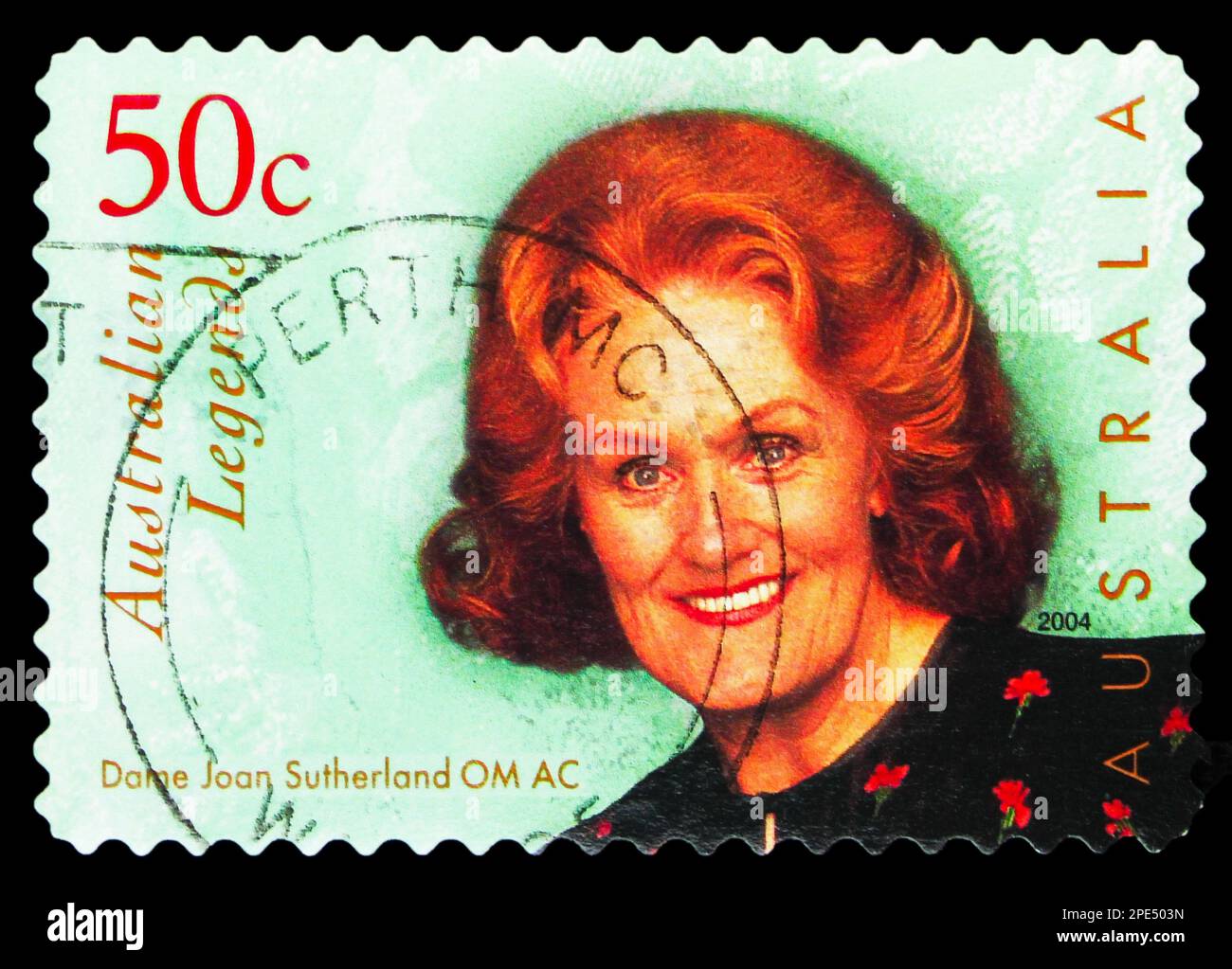MOSCOW, RUSSIA - FEBRUARY 17, 2023: Postage stamp printed in Australia ...