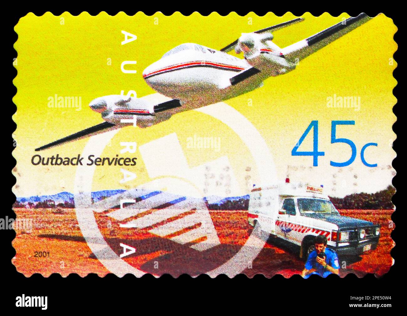 MOSCOW, RUSSIA - FEBRUARY 17, 2023: Postage stamp printed in Australia ...