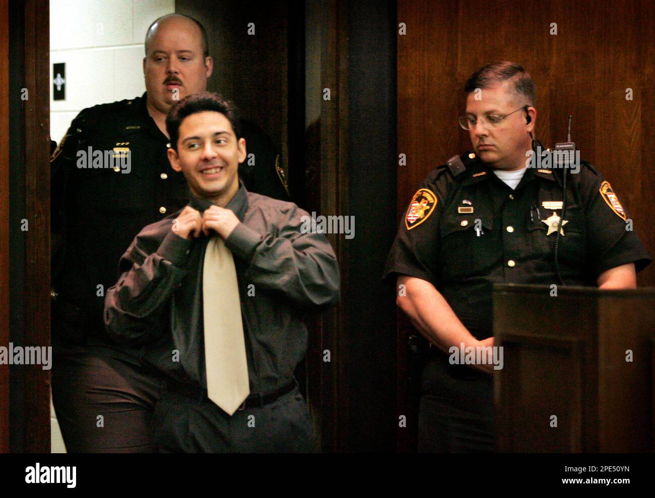 Timothy Daniel enters Judge Dale Crawford's Franklin County Common ...