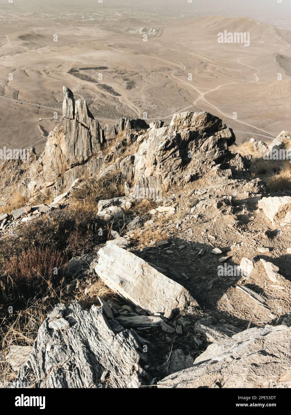 View from the top of the city of Kabul.. Landscape view is beautiful ...