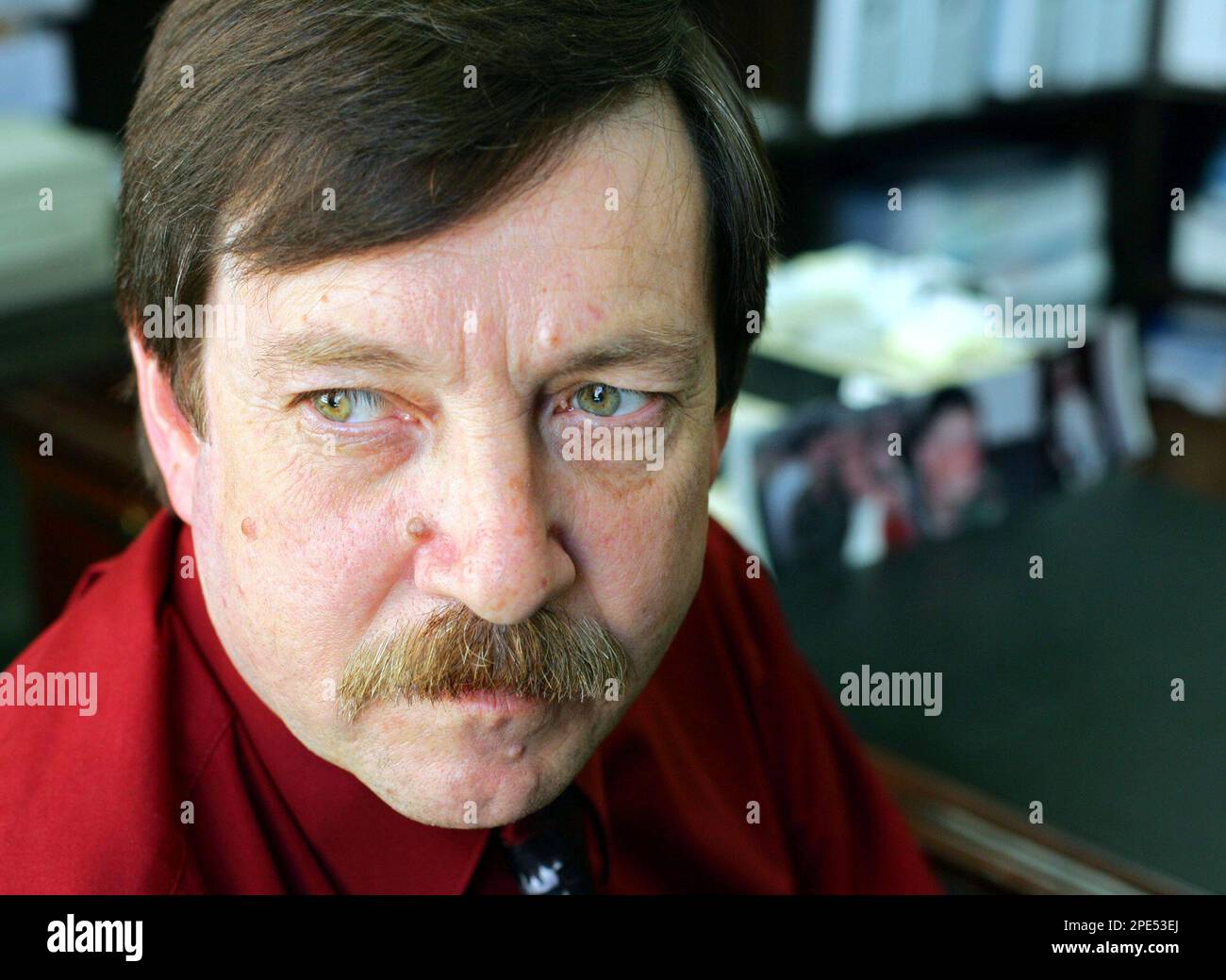 Alan Cook, who's treasurer of Vietnam Veterans of America, looks out ...
