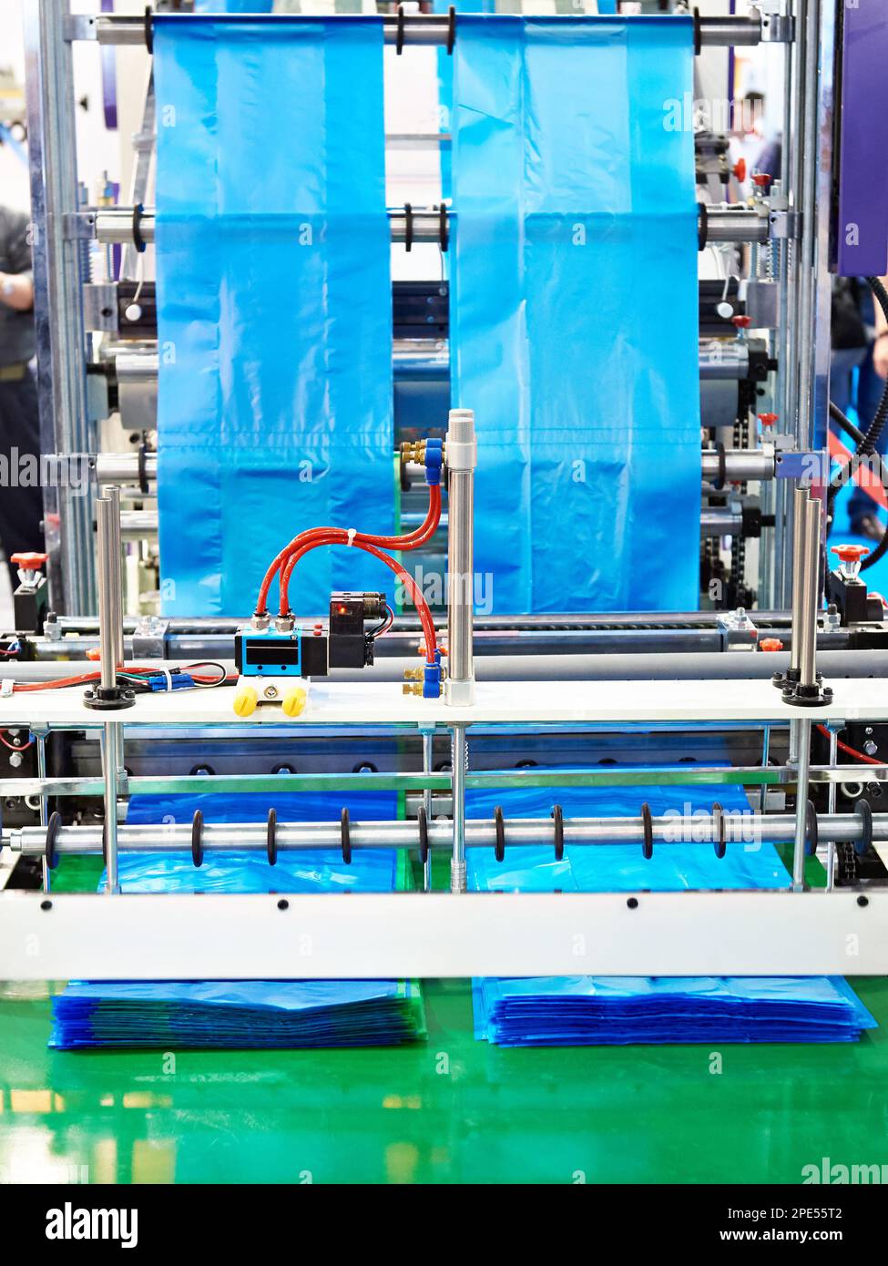 Machine roll polyethylene plastic hi-res stock photography and images ...