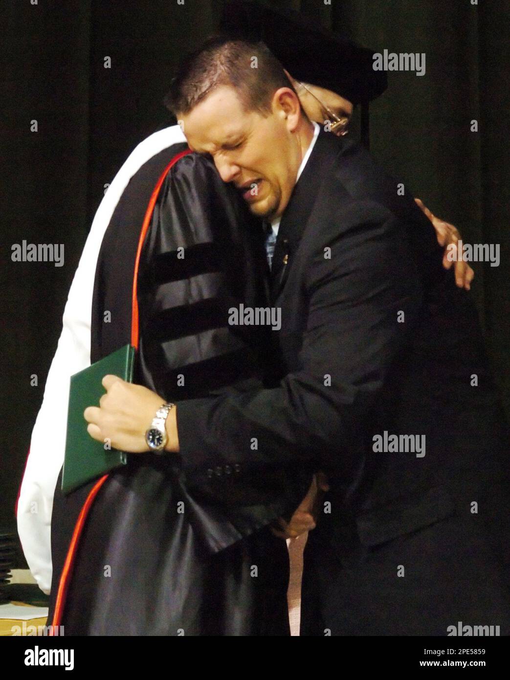 Bobby Gross, left, brother of JoBeth Gross who was killed in a plane ...