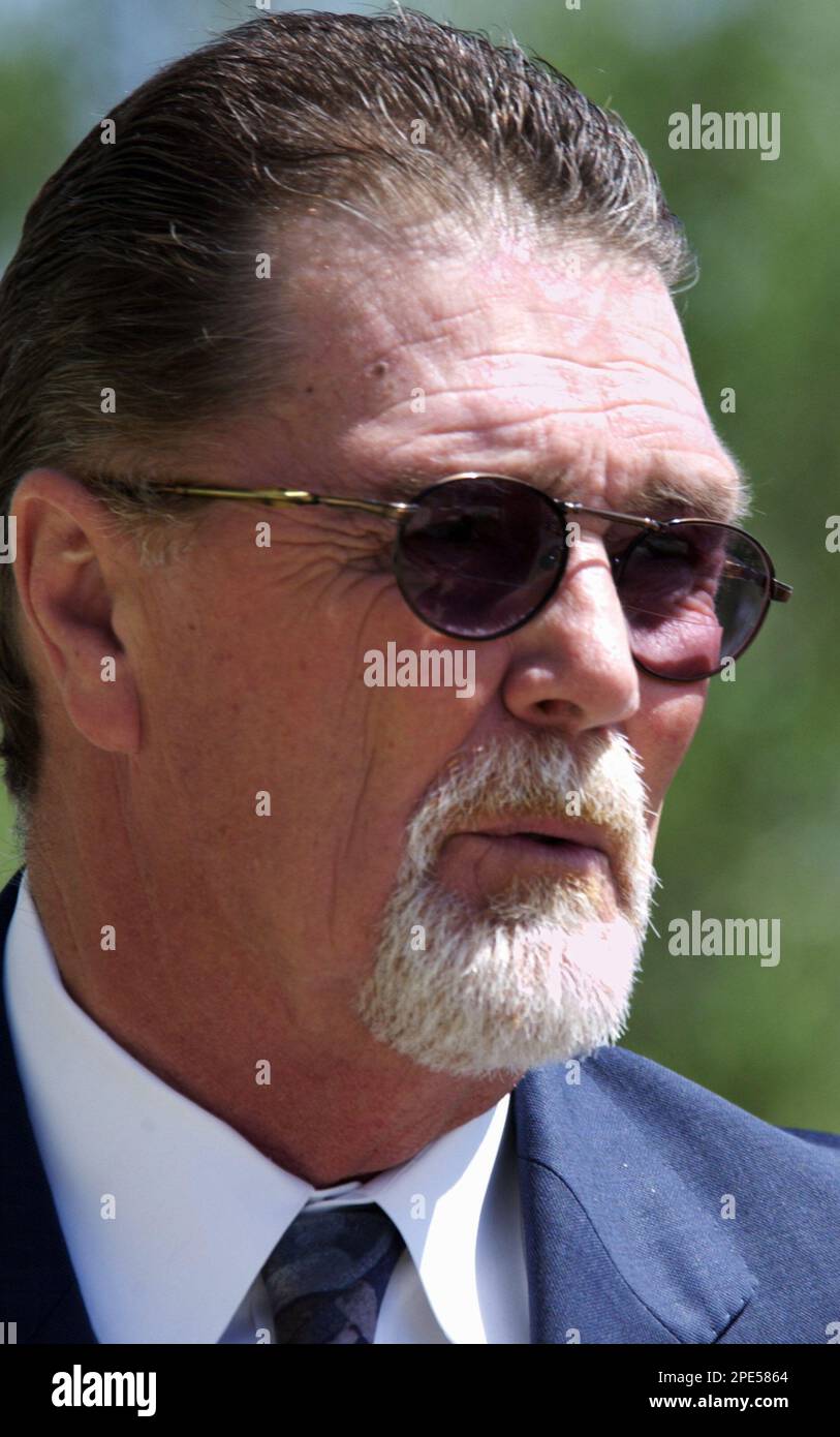 Defense witness Dr. Phillip Esplin arrives at the Santa Barbara County ...