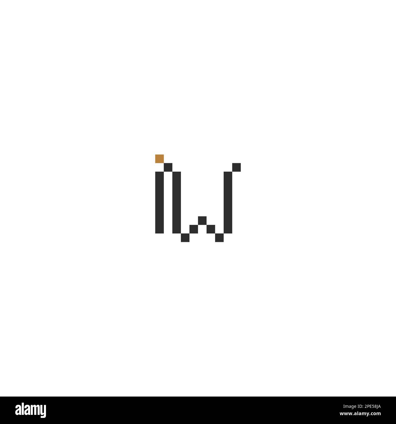 Alphabet letters Initials Monogram logo WI, IW, W and I Stock Vector ...