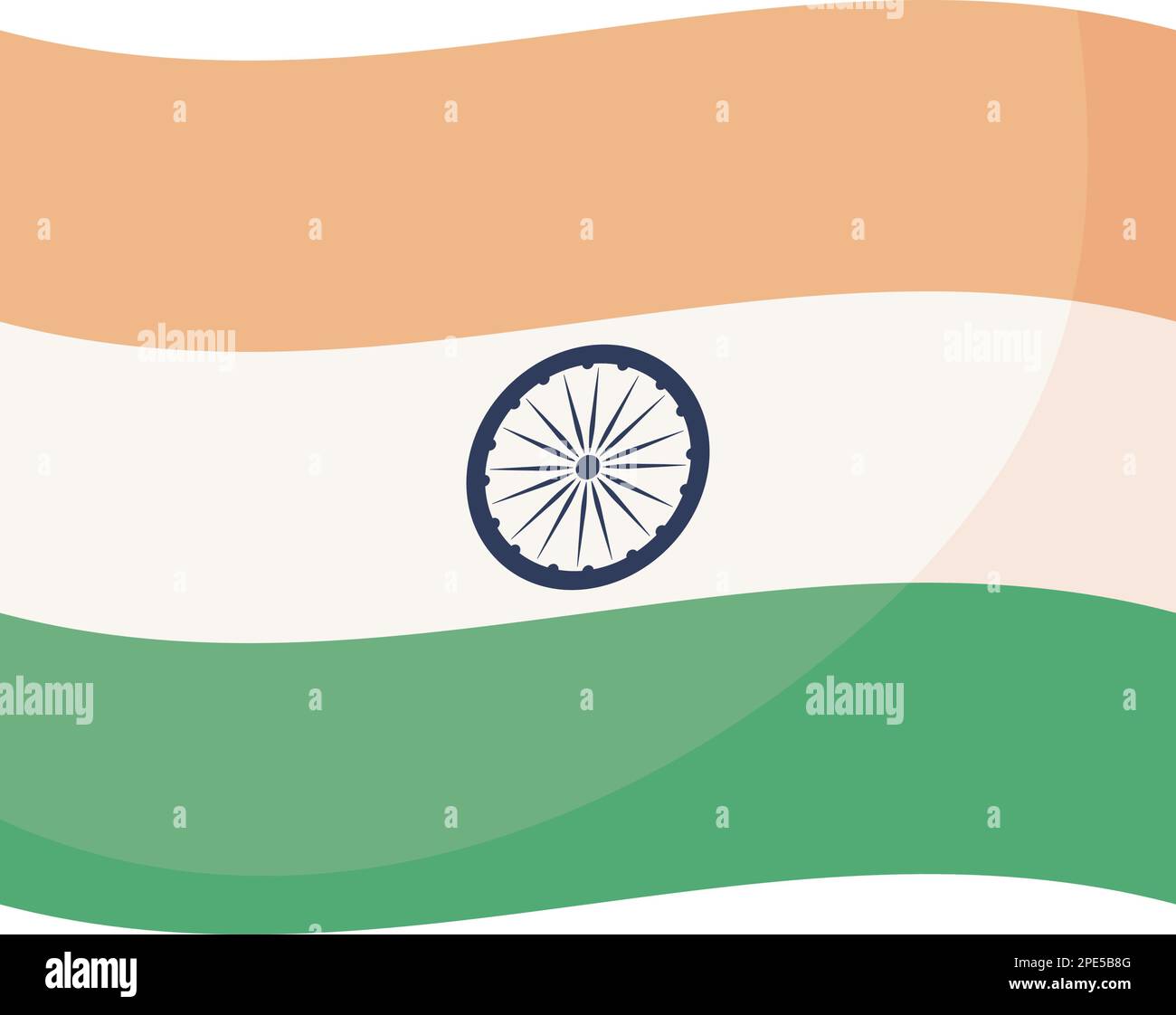 Indian flag icon Stock Vector Image & Art - Alamy