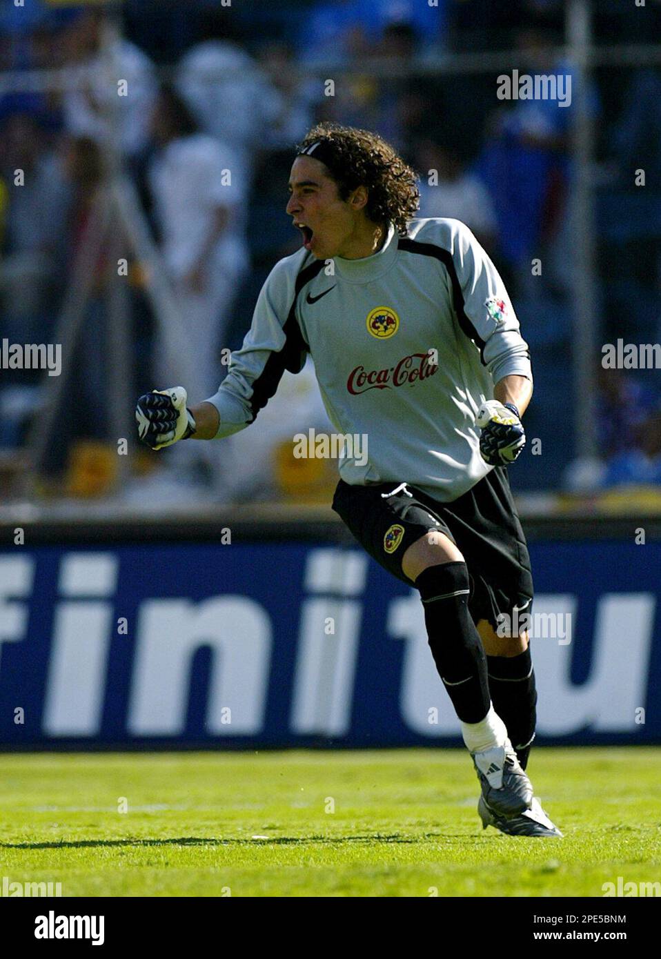 America's goalie Guillermo Ochoa celebrates after his team scored a ...