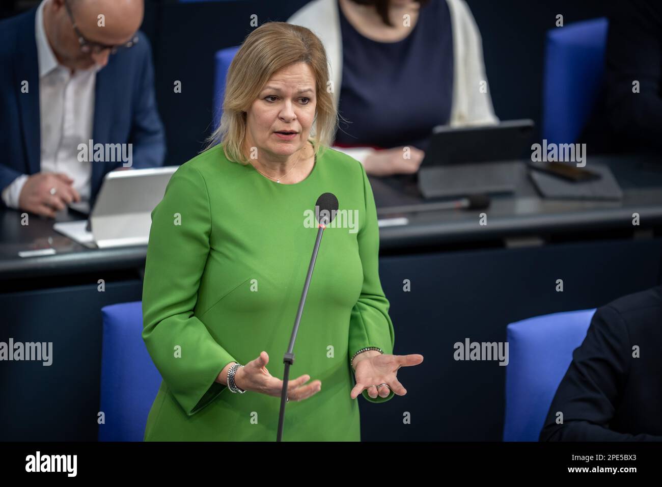 Berlin, Germany. 15th Mar, 2023. Nancy Faeser (SPD). Credit: Michael ...