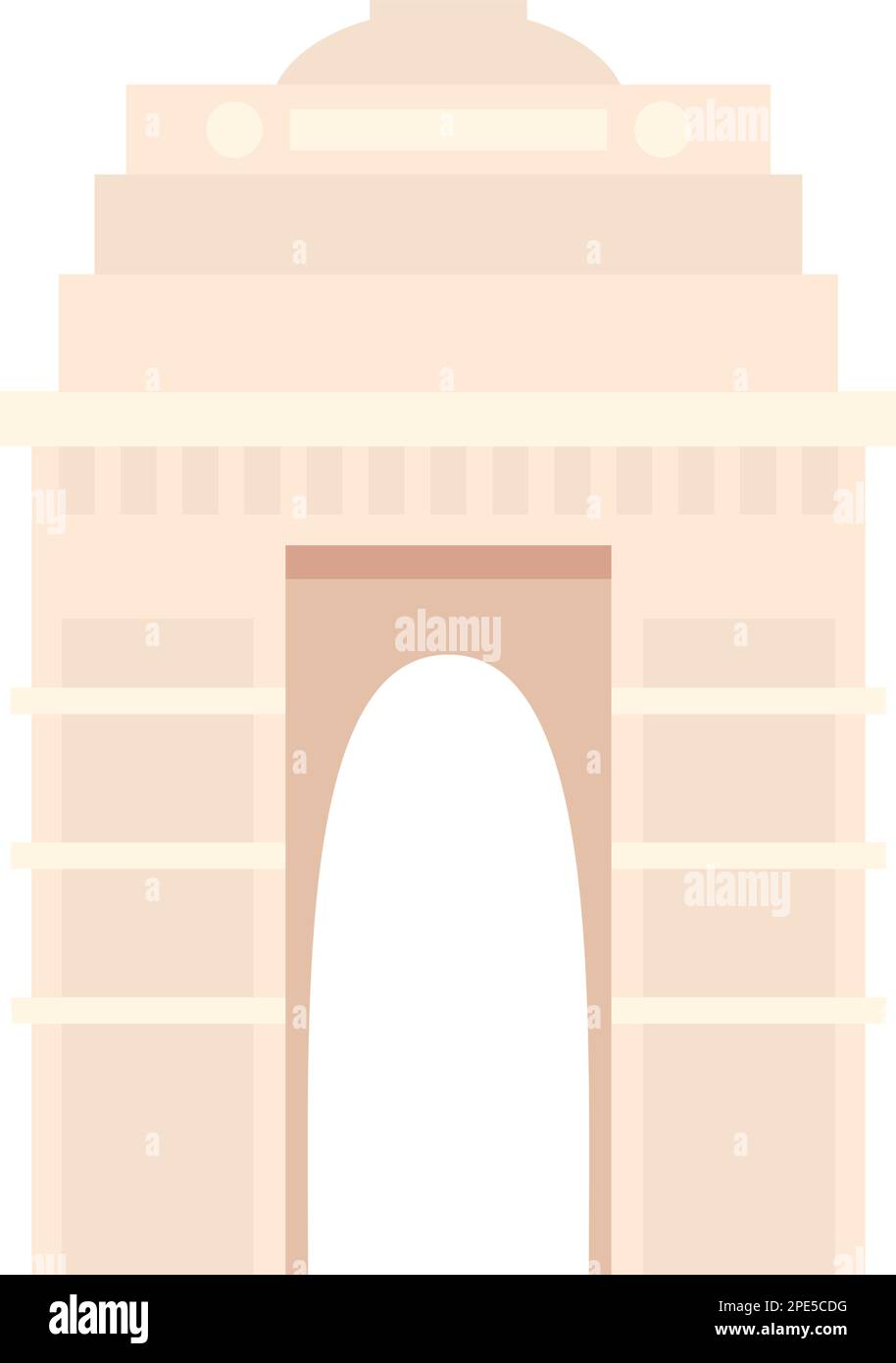 Indian gate memorial Stock Vector Images - Alamy