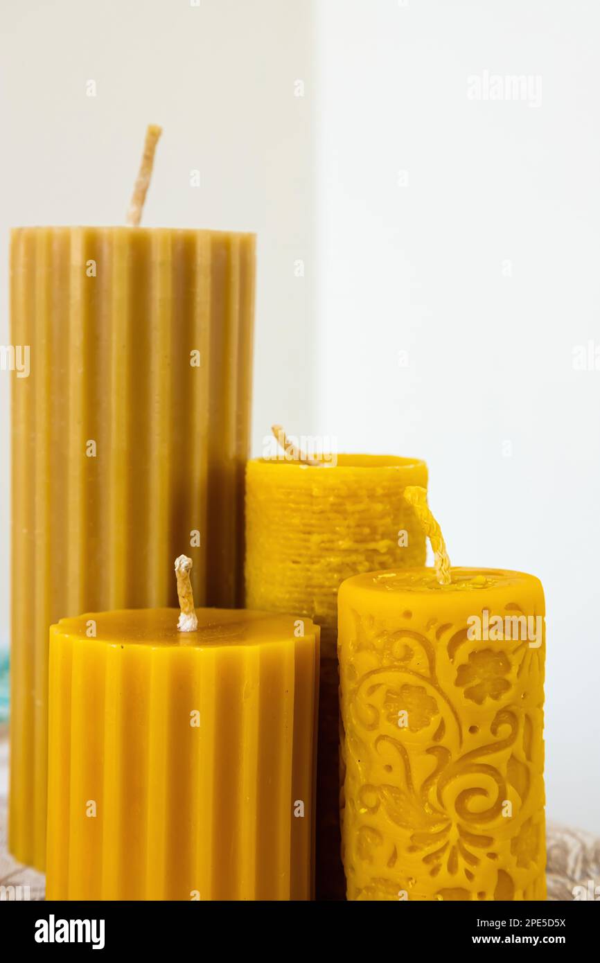 candles from natural beeswax. handmade. Beautiful and useful gift ...