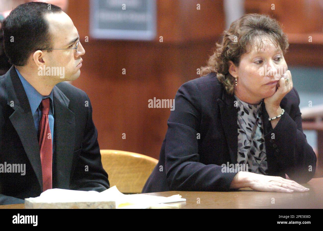 Former Columbia police officer Steven Rios, left, and Public Defender ...