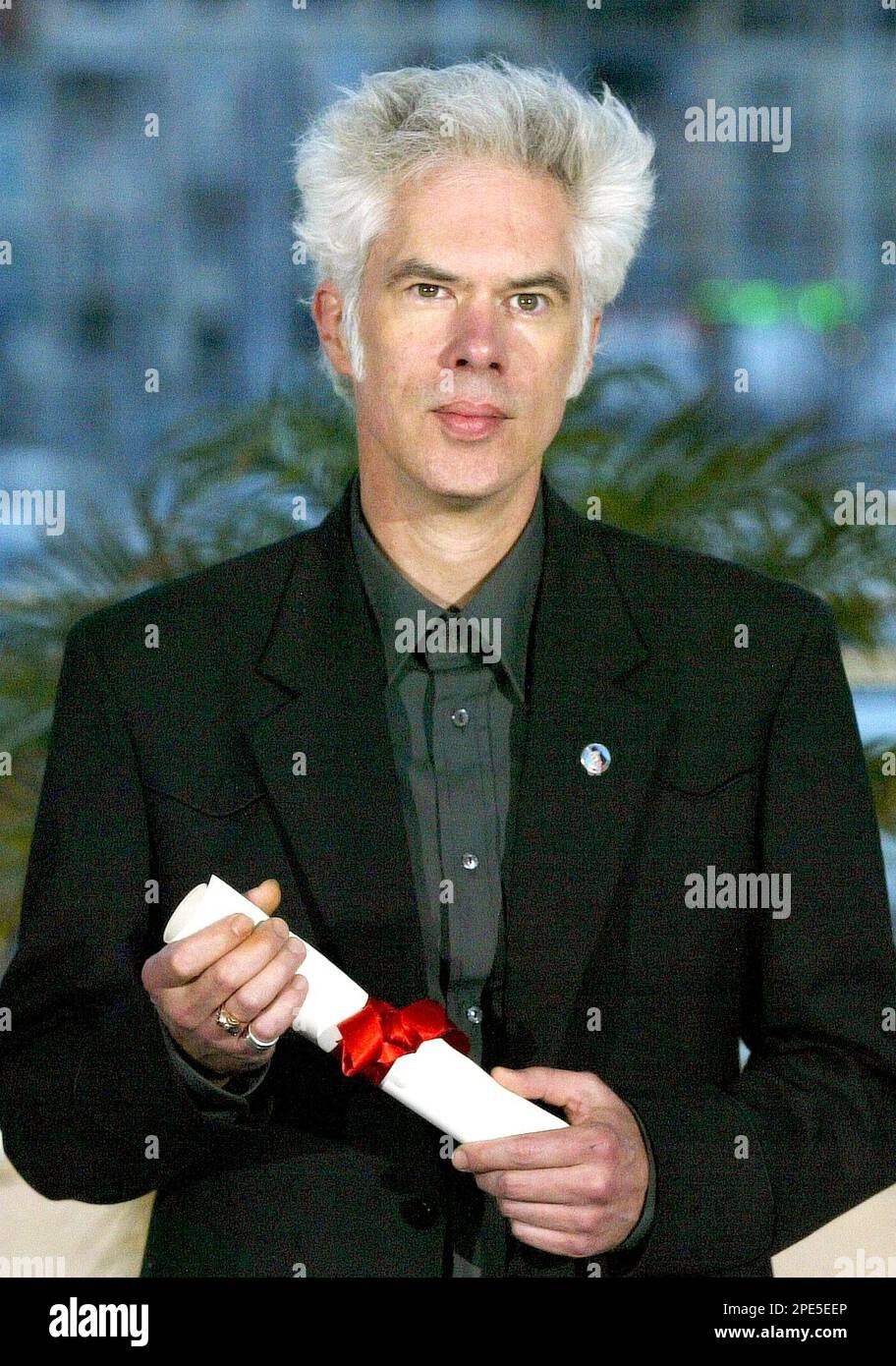 American director Jim Jarmush poses after he won the Grand Prix or ...