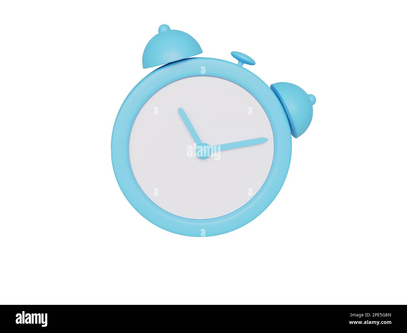 Alarm clock cartoon illustration Cut Out Stock Images & Pictures - Alamy
