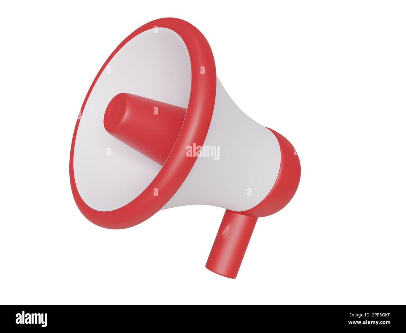 Cartoon megaphone loudspeaker sound marketing hi-res stock photography ...