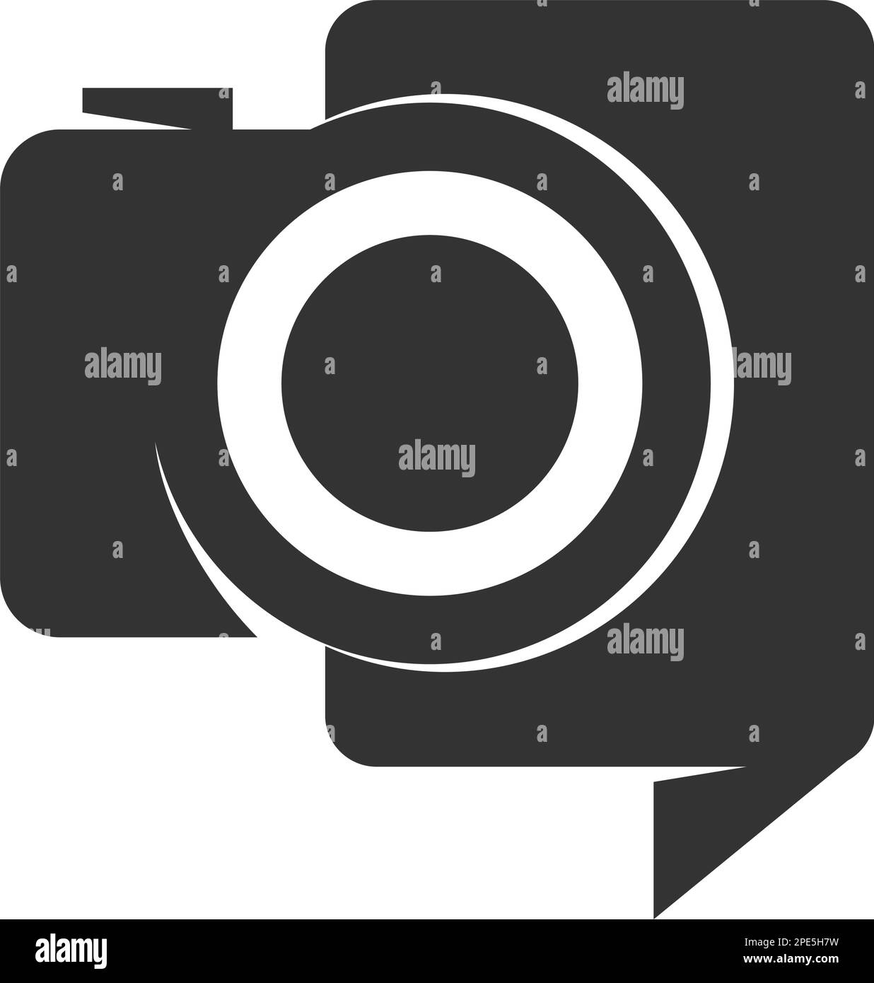 Photography Logo template Icon Illustration Brand Identity.Isolated and ...