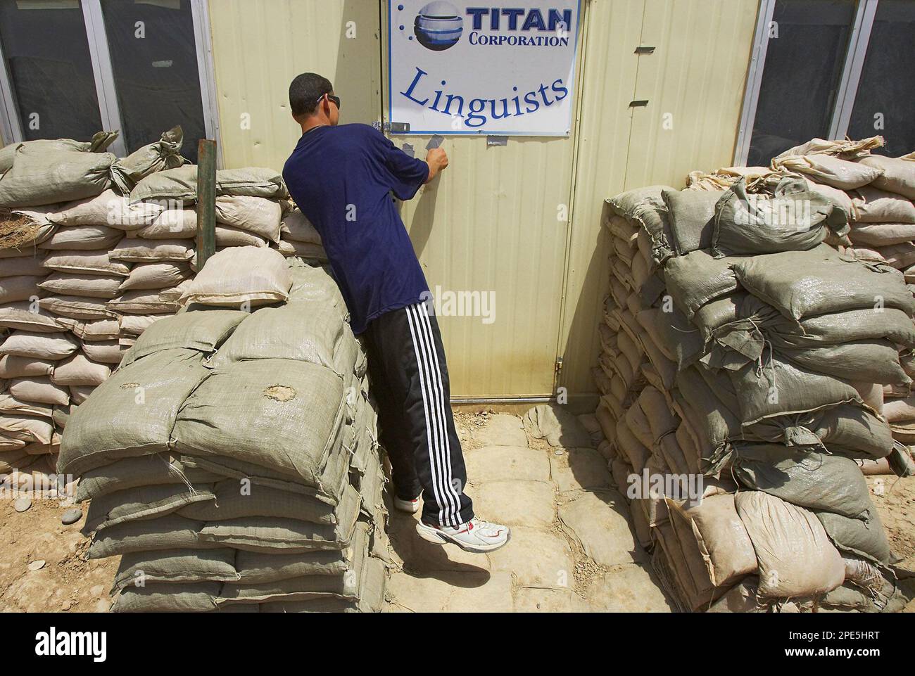 An Iraqi interpreter, name not given, who works for the Titan Corp ...