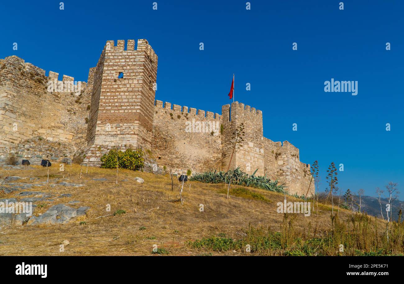 Historical selcuk castle izmir turkey hi-res stock photography and ...