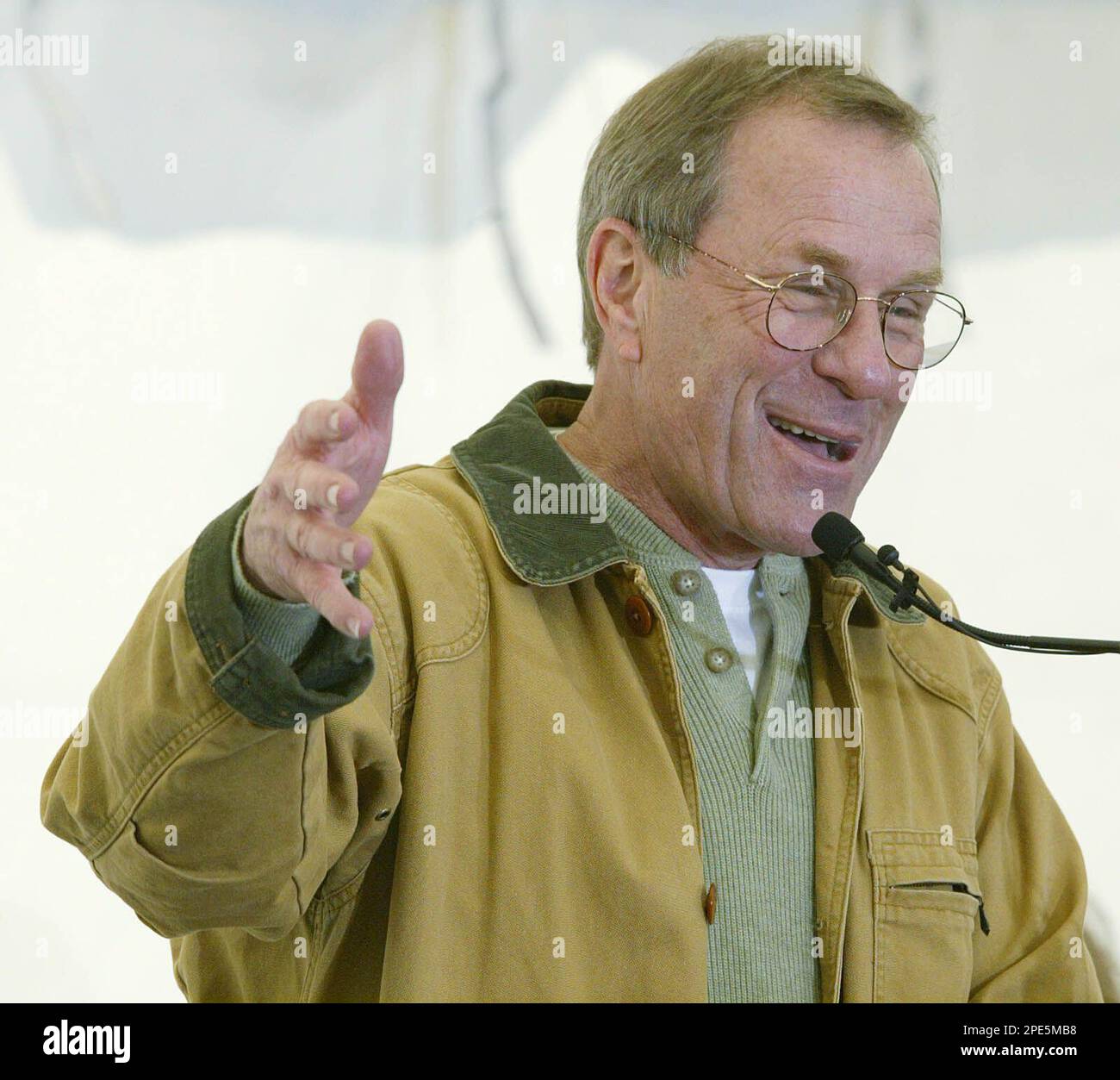 Oregon Gov. Ted Kulongoski speaks Wednesday, May 18, 2005 in Washington ...