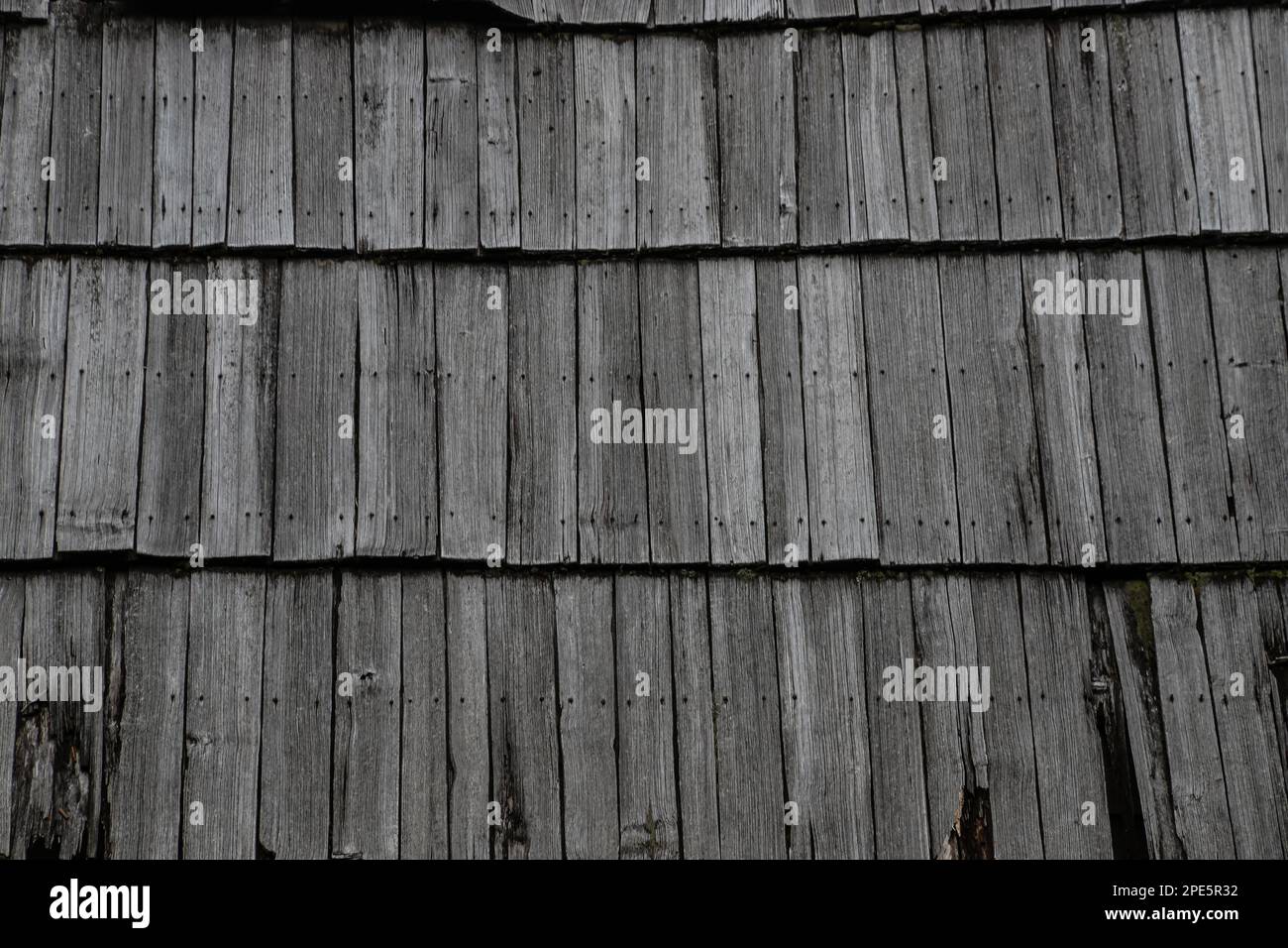 Perspective wood roof texture - Old wooden roof texture Stock Photo - Alamy