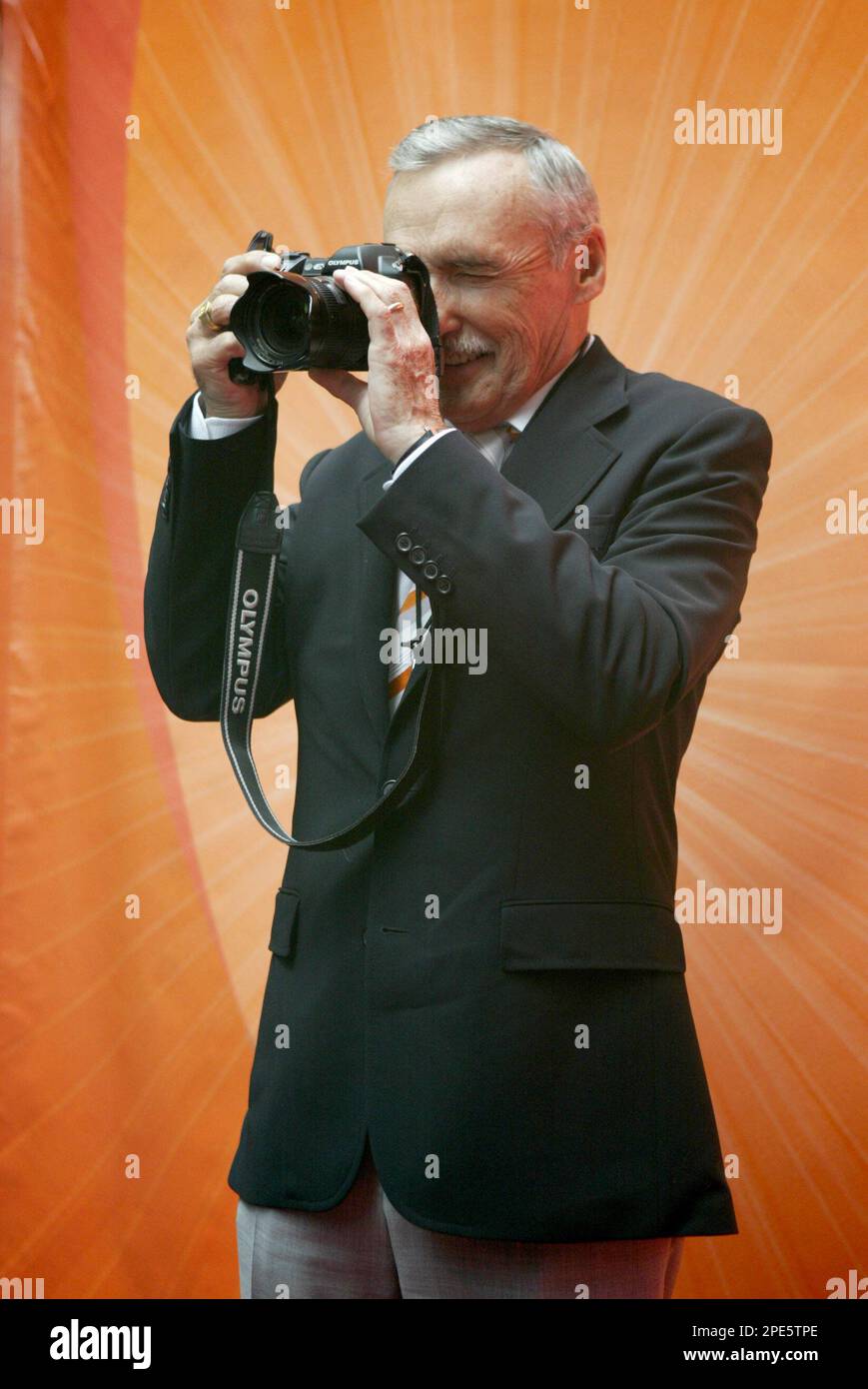 Dennis Hopper who stars in NBC's new fall series "E-Ring," turns the ...