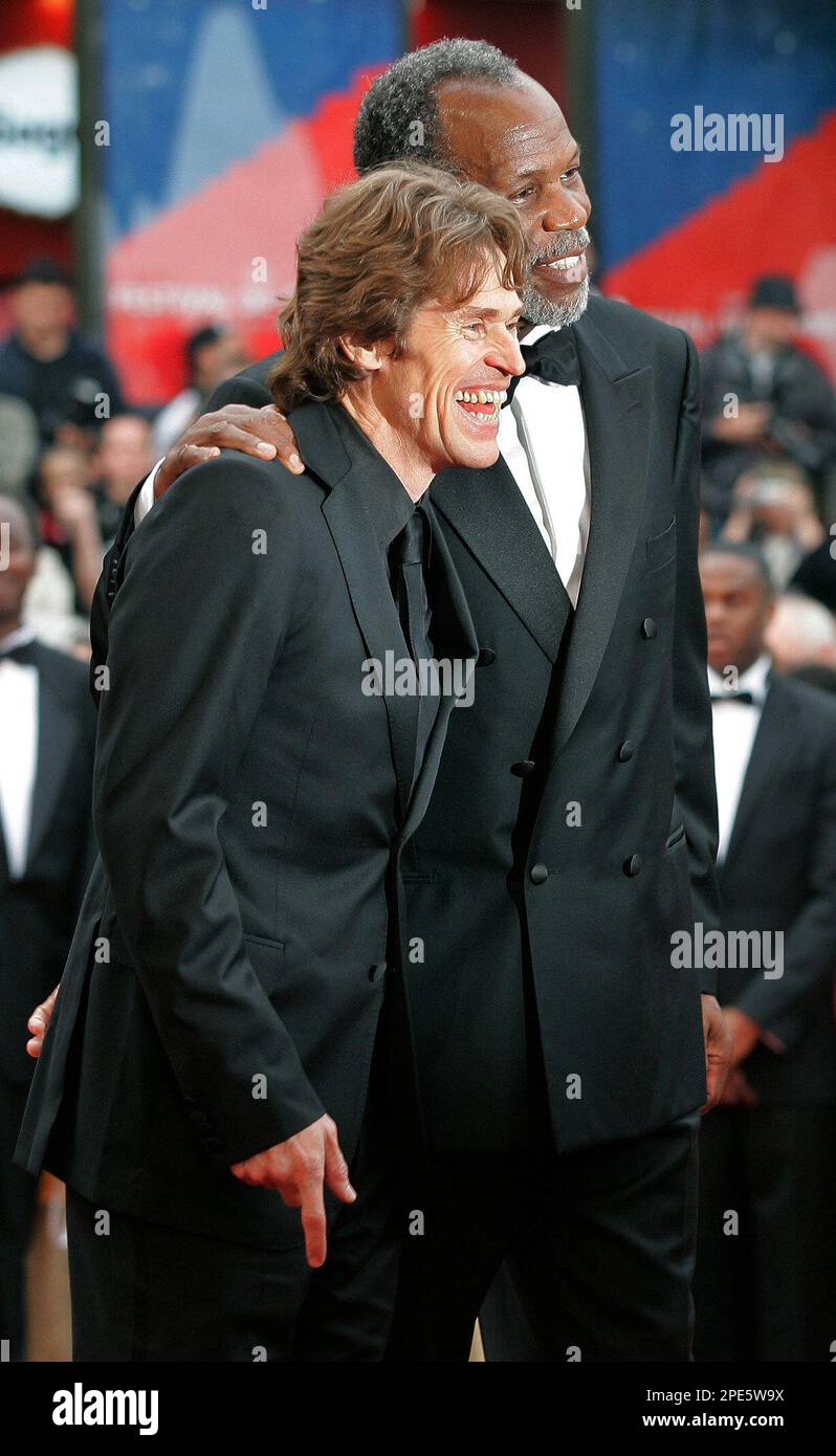 American actors Willem Dafoe, left, and Danny Glover, pose for ...