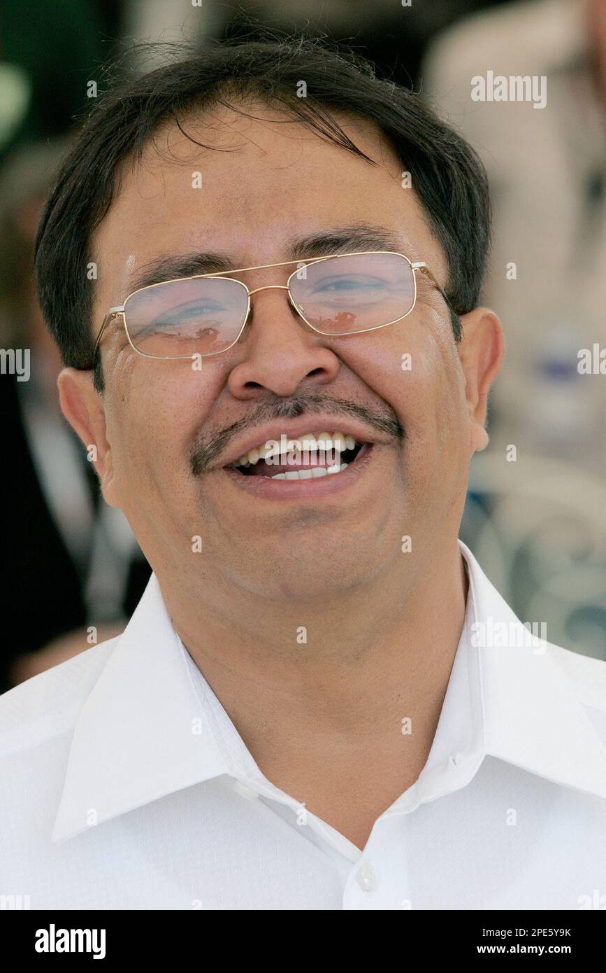 Mexican actor Marcos Hernandez poses for photographers during a photo ...
