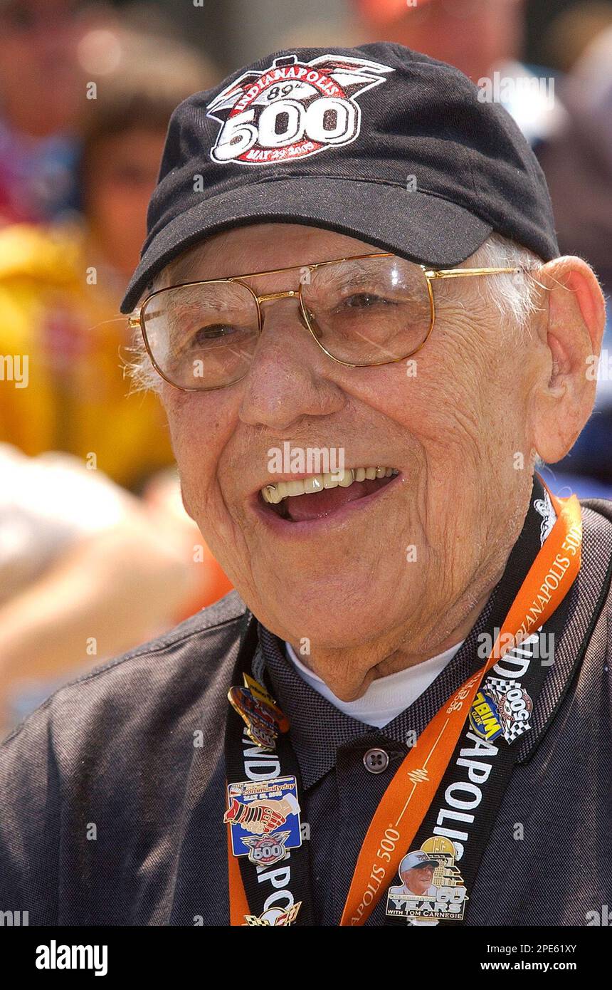 Tom Carnegie, public address announcer at the Indianapolis Motor ...