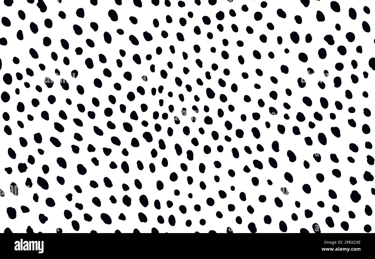 Abstract modern dalmatian fur seamless pattern. Animals trendy ...