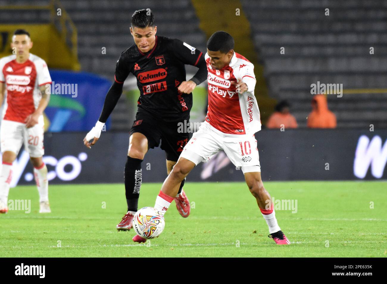 Bogota, Colombia. 14th Mar, 2023. America de Cali's Juan Camilo ...