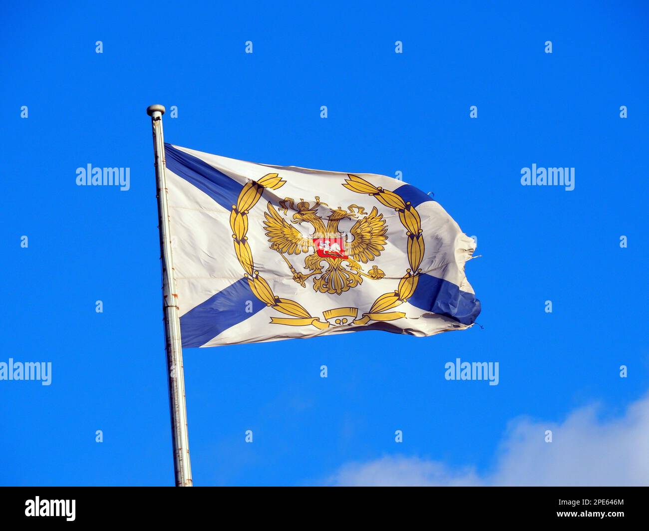 flag, Admiralty Building, Imperial Russian Navy, Saint Petersburg ...
