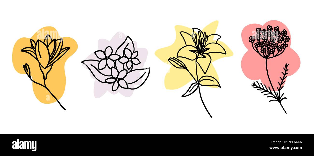 Simple Vector Flower