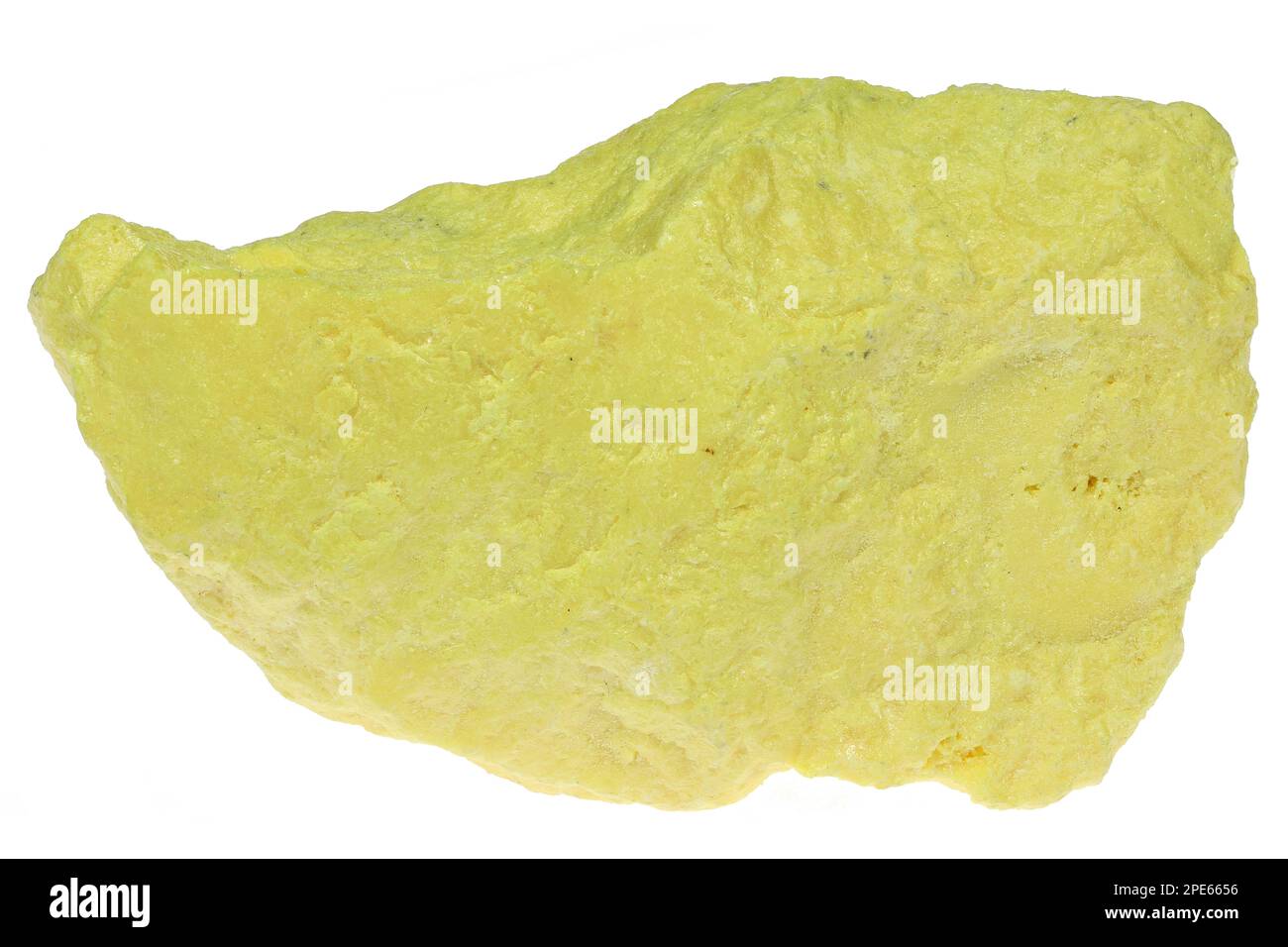sulfur from Mexico isolated on white background Stock Photo - Alamy