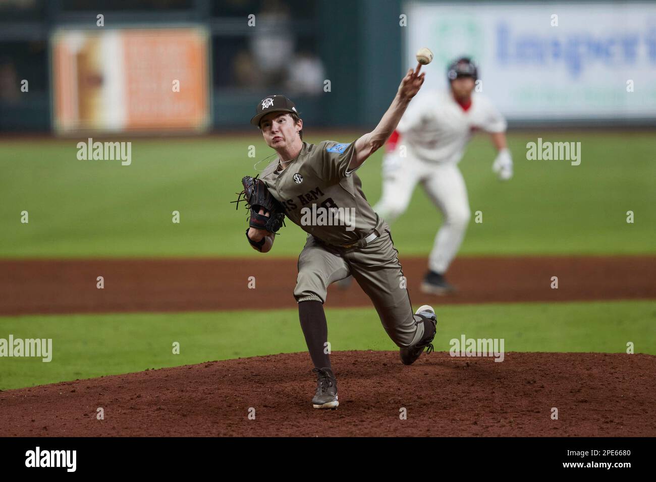 Texas A&M Aggies relief pitcher Shane Sdao (38) in action against the ...