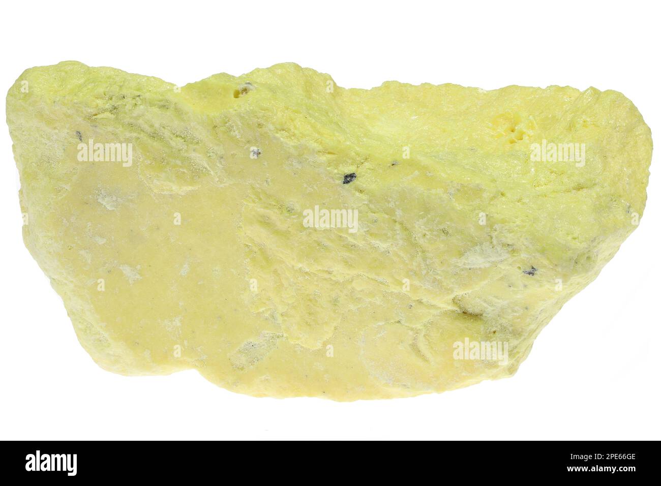 sulfur from Mexico isolated on white background Stock Photo - Alamy