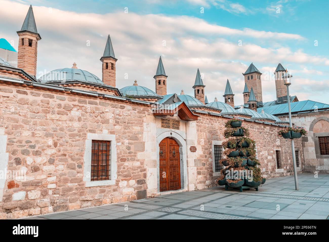 13 September 2022, Konya, Turkiye: Mevlana museum entrance - famous ...