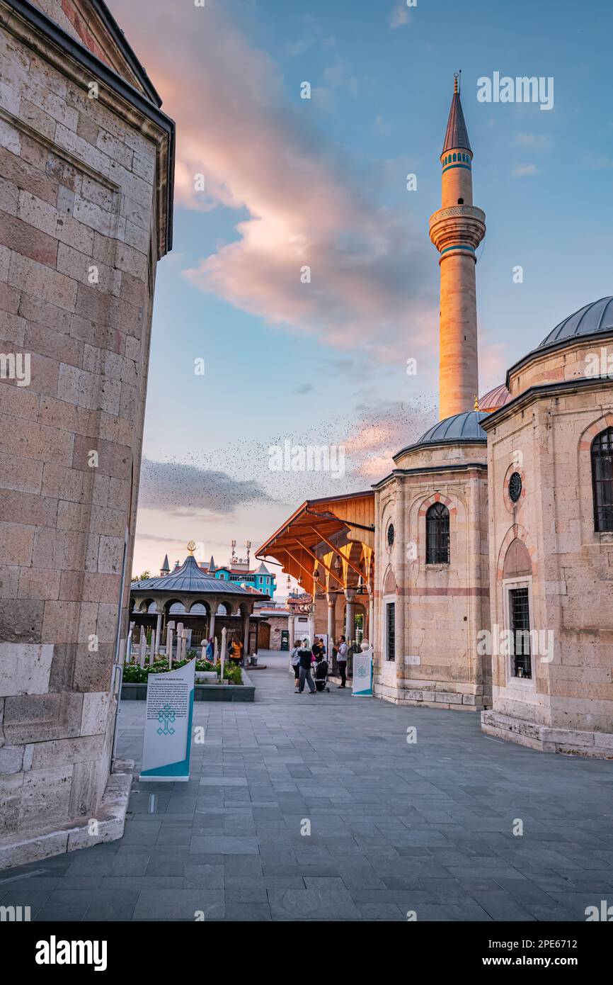 13 September 2022, Konya, Turkiye: Mevlana museum entrance - famous ...