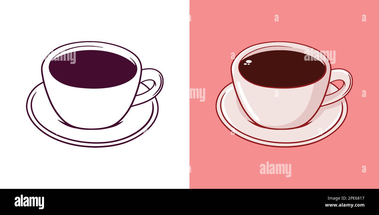 Cup doodle hi-res stock photography and images - Alamy