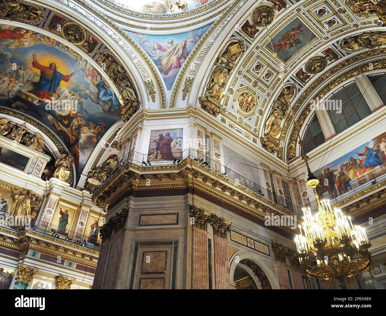 St. Isaac orthodox cathedral, Isaakievskiy Sobor, Saint Petersburg ...