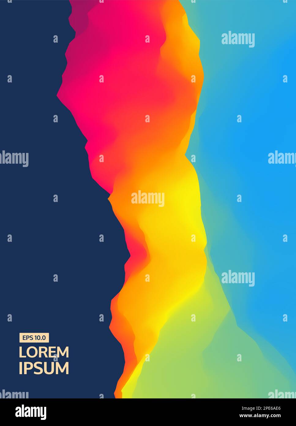 Colorful abstract background. Design template. Modern pattern. Vector illustration for your ...