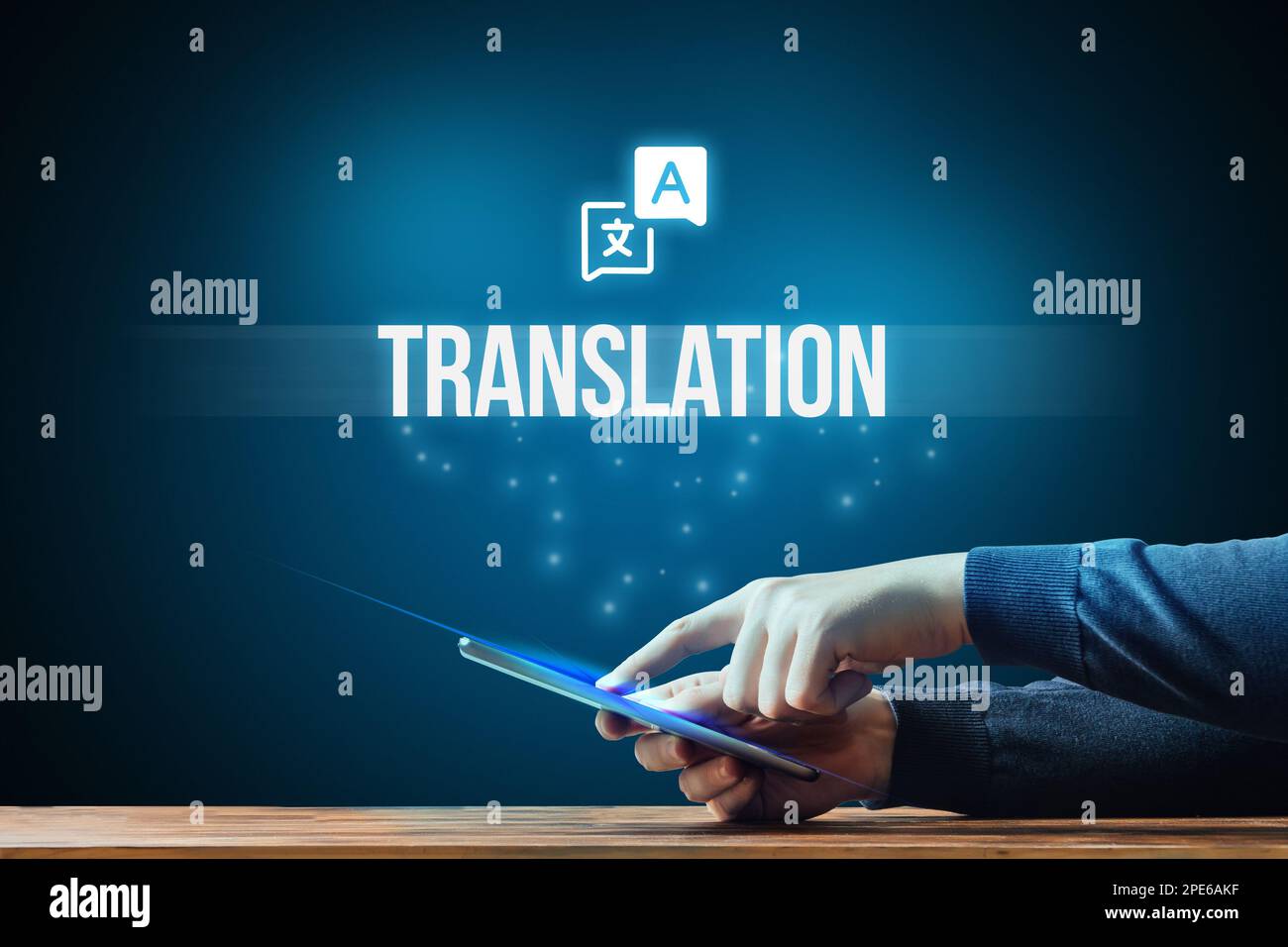 Person communicate hi-res stock photography and images - Alamy