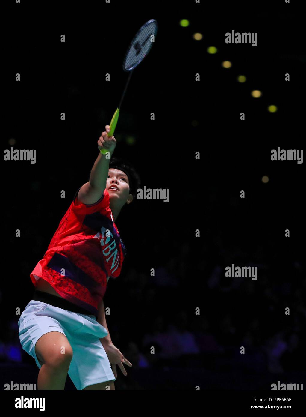 Indonesia's Siti Fadia Silva Ramadhanti in action during her match with ...